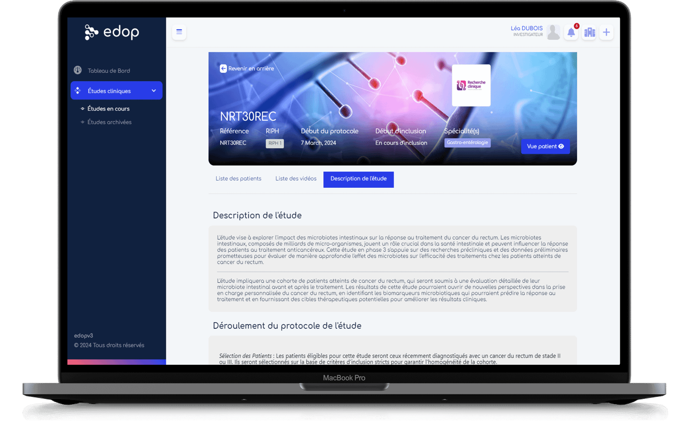 edop clinical research | Digitalisez vos études cliniques
